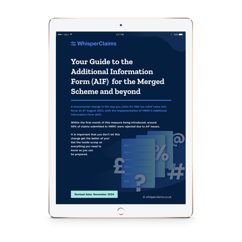 Your Guide to the Additional Information Form (AIF) for the Merged Scheme and Beyond - WhisperClaims